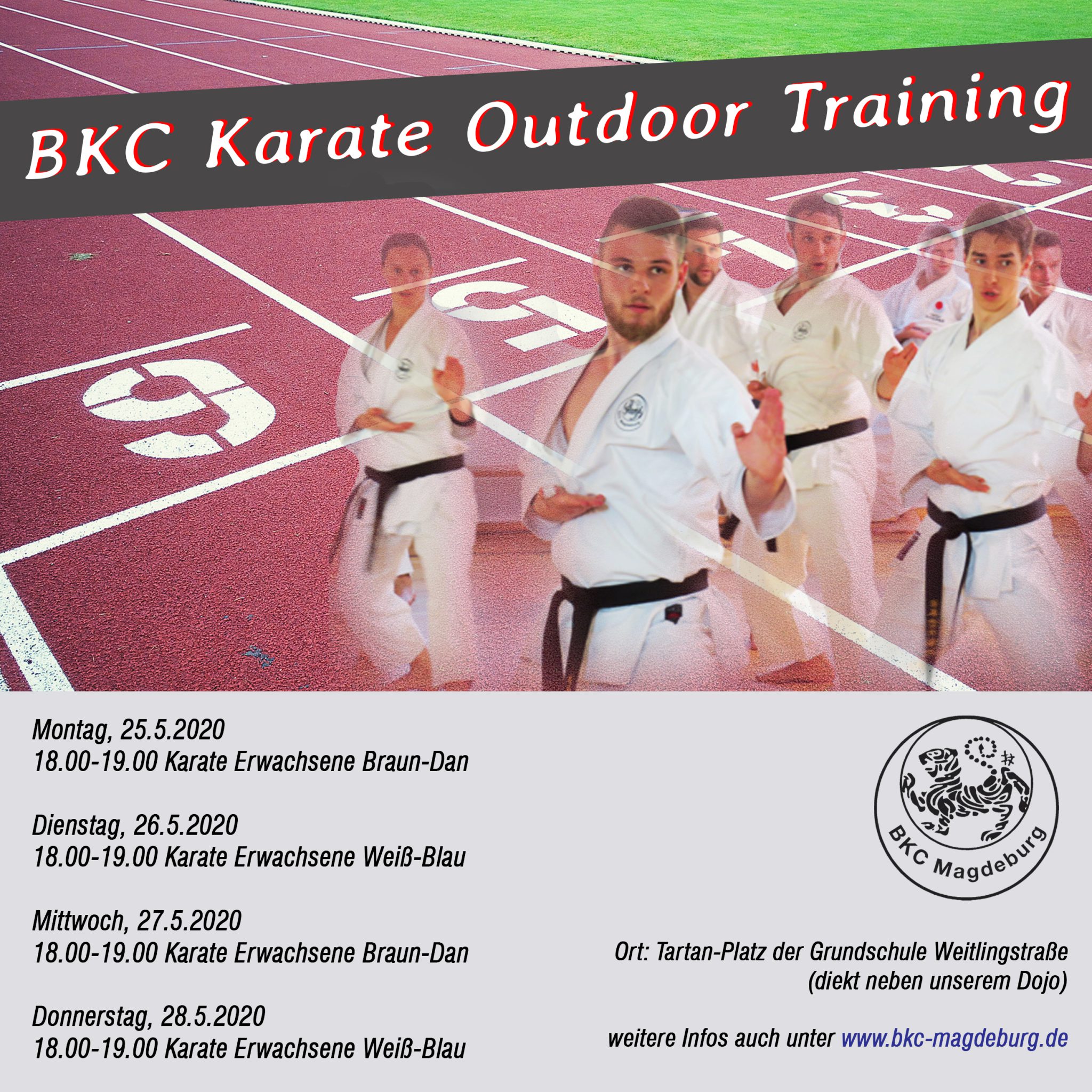 Karate Outdoor Training für Erwachsene - Budo Karate Club Magdeburg